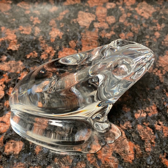 Baccarat | Accents | Baccarat Crystal Frog Figurine Paperweight | Poshmark